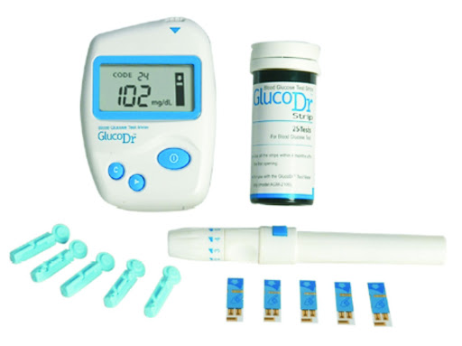 Meditrust Health Solutions: GlucoDr Blood Glucose Test Meter, Lancing ...