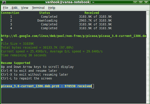 Download Accelerator at Ubuntu Linux | Reborn Blogger