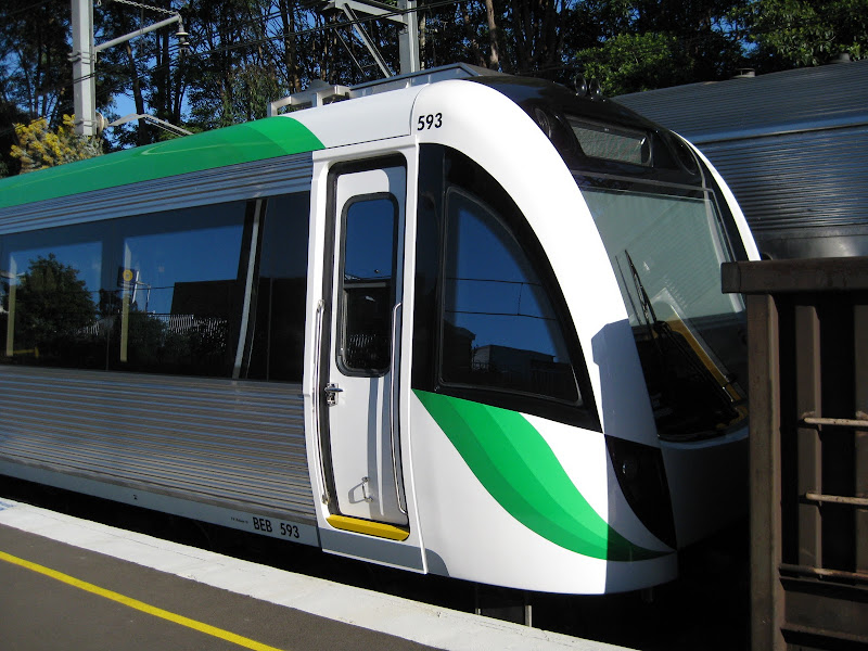 Transperth B-Series train at Thornleigh (14/08/10)