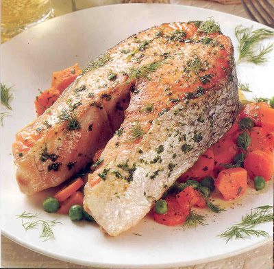 Recetas y Algo Más...: Cocina Inglesa: Salmón Primavera