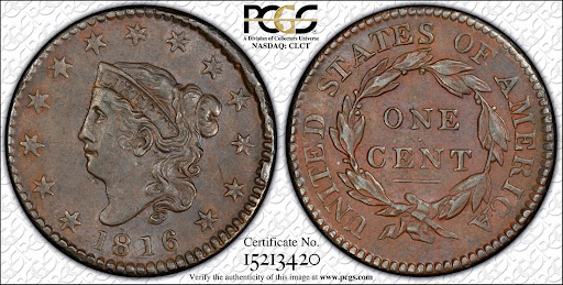 XF New Orleans $10 (SOLD), 1816 Large Cent, gold dollar obsolete ...