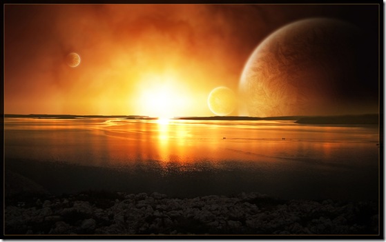 6 Surreal Space Scenes: Amazing Earthbound 1440 Backgrounds