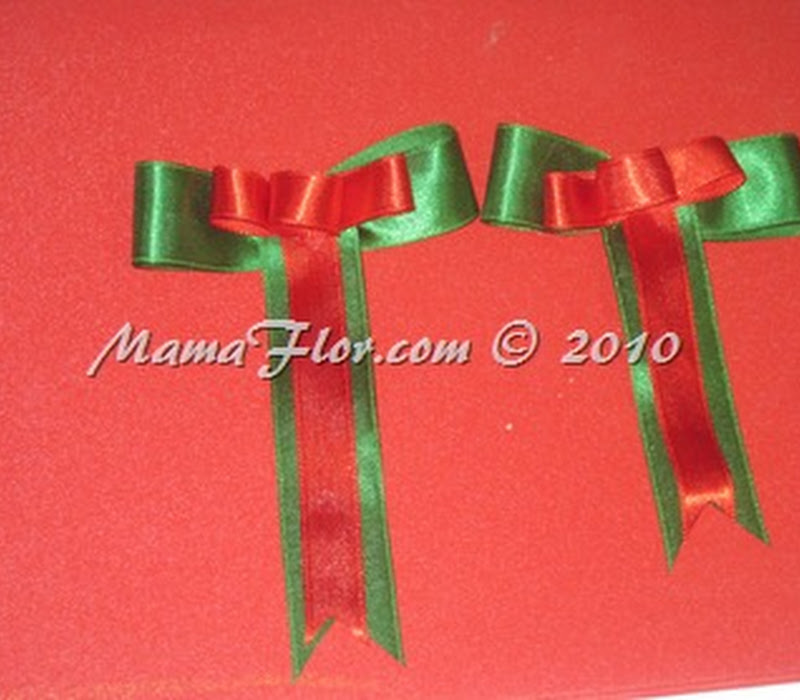 ¡Los lazos navideños MÁS FÁCILES de hacer! - MamaFlor.com