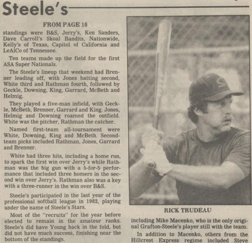 1971-1989 The History of Steele's - www.softballcenter.comwww ...