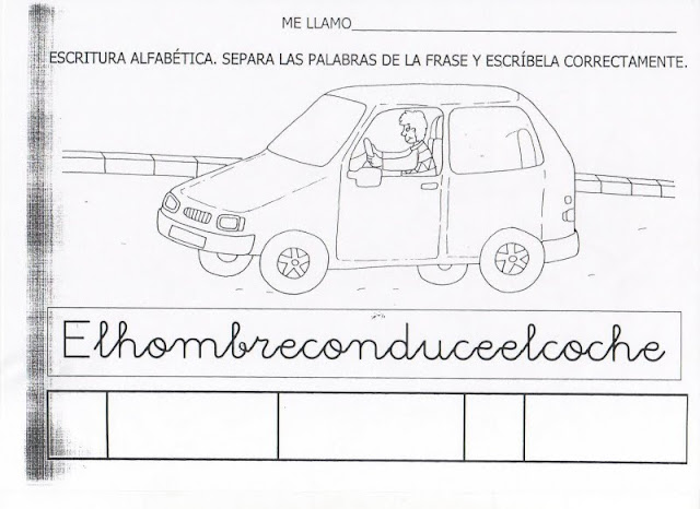 ACTIVIDADES DE LECTOESCRITURA PARA INFANTIL