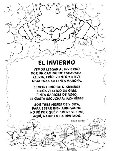 Poemas de invierno cortos para niños - Imagui