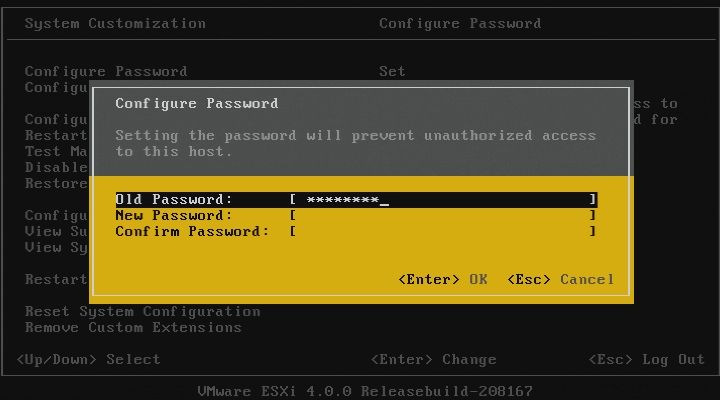 ESXi root ESXi 4 0 HP ML115 G5 