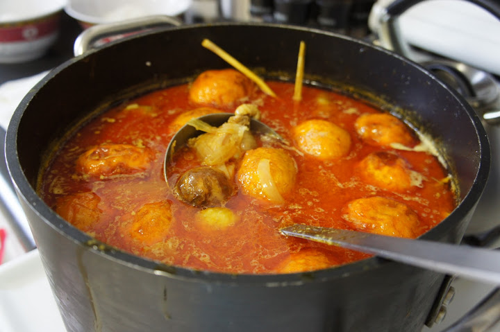 Sunday Chicken Curry & Fried Eggs
