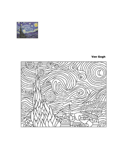 Formatos para colorear en artes plásticas - Imagui