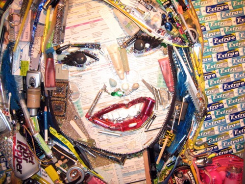 Jason Mecier turns junk into portraits | Amusing Planet