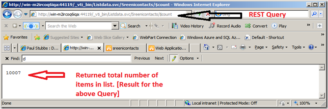 Bytes Matters Accessing Sharepoint 2010 Lists Using Restful Service