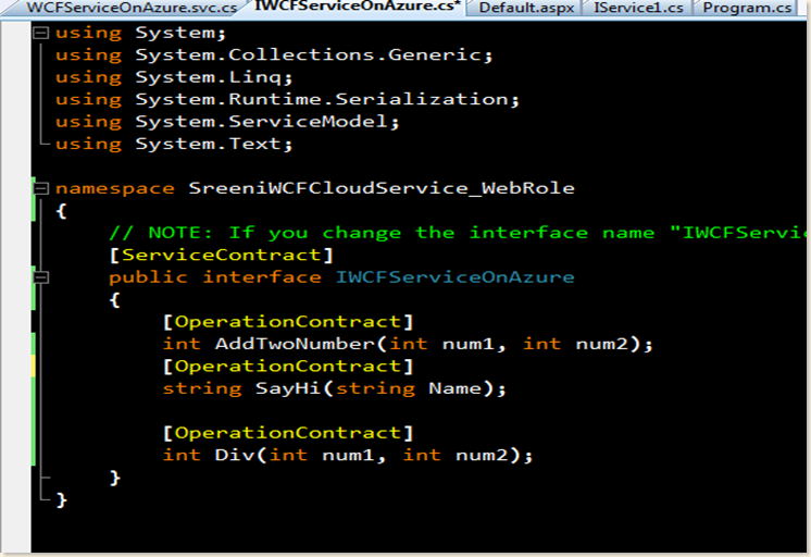 Bytes Matters Hosting Wcf Service On Windows Azure