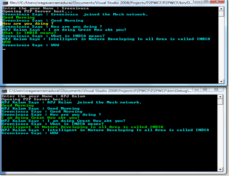 Bytes Matters Peer 2 Peer Using Wcf Netpeertcpbinding