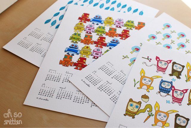 Inspired Designer: Cool Calendars