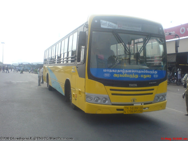 JNNURM buses from Madurai – Part 2 | TNSTC Blog - TamilNadu State ...