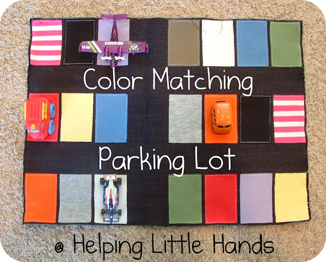 Pieces by Polly: Car Color Matching Parking Lot