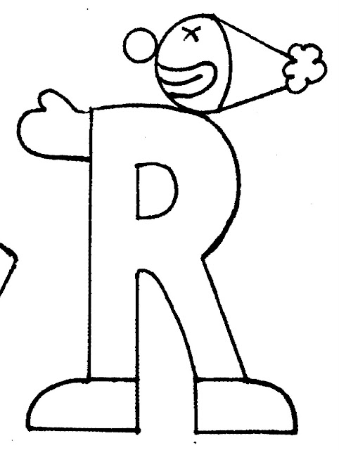 Letras para colorir – Colorir e Aprender