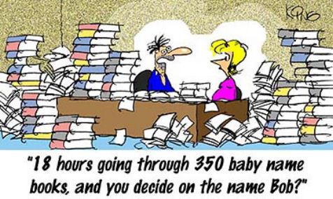 Chuck's Fun Page 2: Good Choice - Baby Name