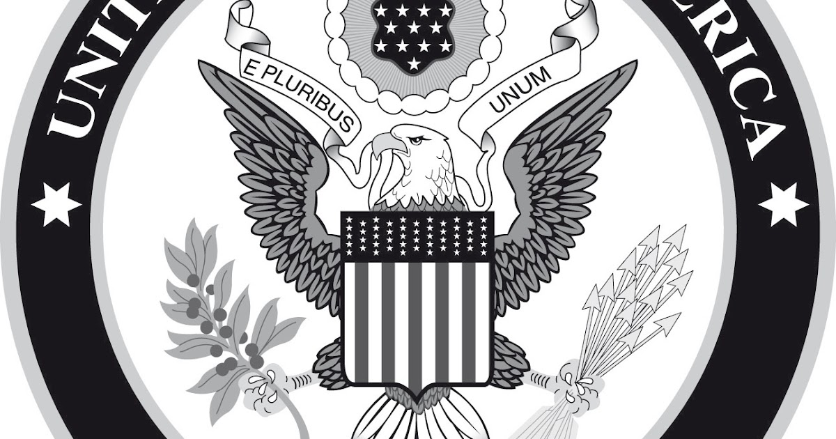 Coat of arms of the United States Embassy, coloring pages | Free World Pics