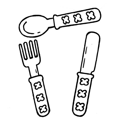 DIBUJOS DE COSAS DEL HOGAR PARA COLOREAR