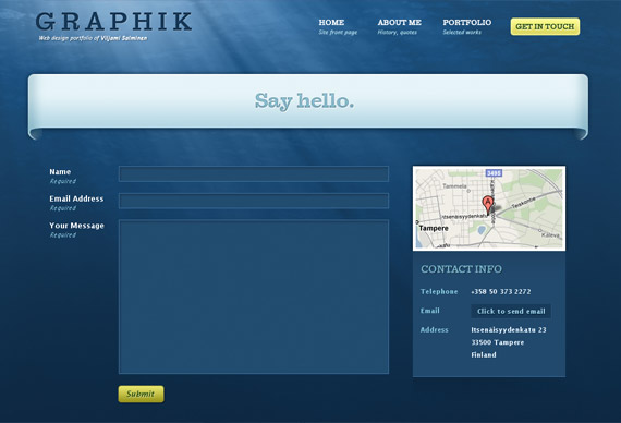 40 formularios de contacto creativos - Eressea Solutions