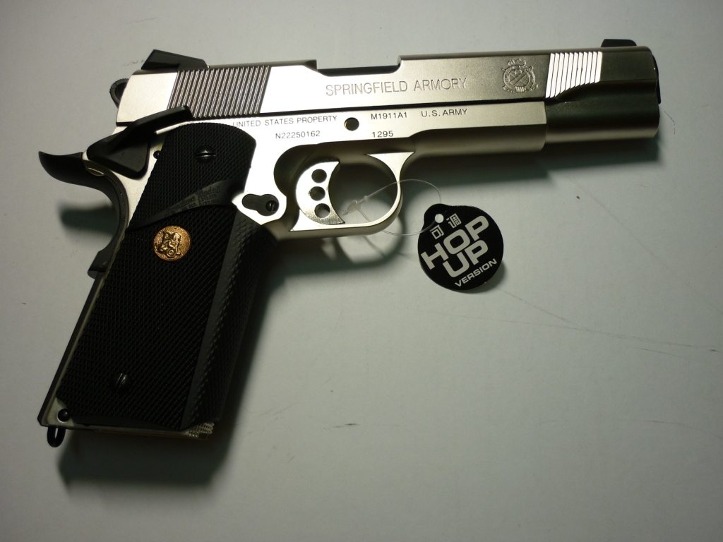 Airsoft Maniac Malaysia: ARMY (MEU) R27 BLACK & SILVER FULL METAL