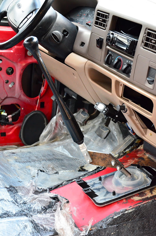 My F650 dash panel (ZF6, custom shift knob) | Ford Power Stroke Nation