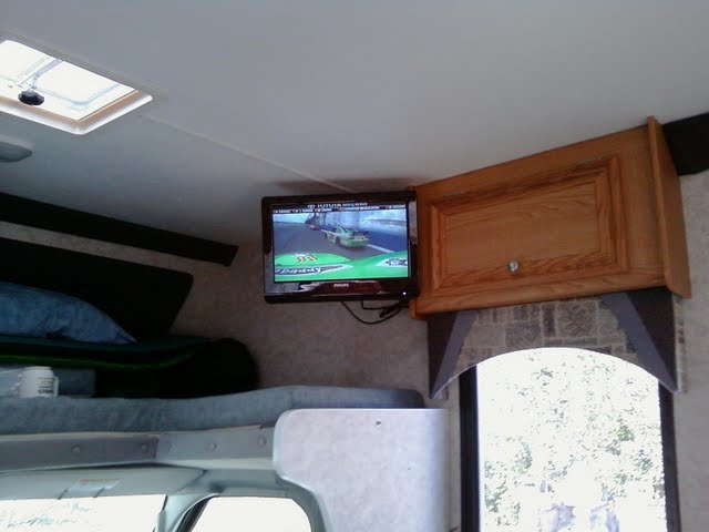 Installing LCD TV in motorhome