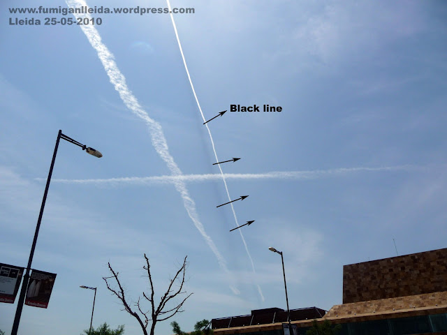 Black line, la linea negra | CHEMTRAILS LLEIDA