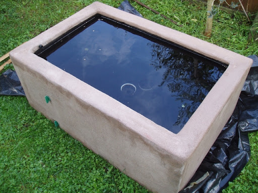 Portable plastered polystyrene pond projects | AquariaCentral.com