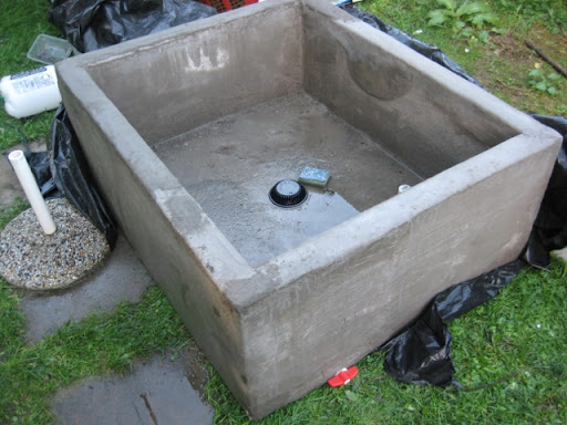 Portable plastered polystyrene pond projects | AquariaCentral.com