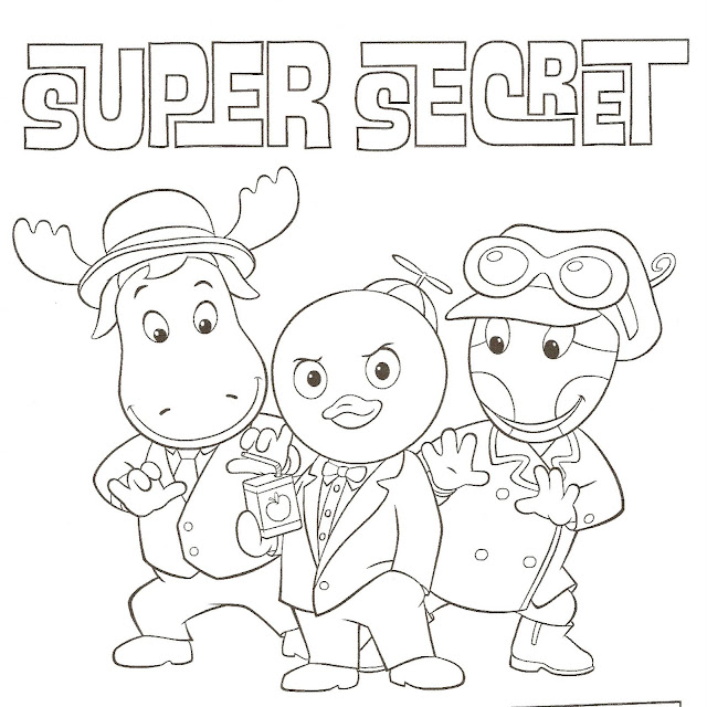 DIBUJOS DE BACKYARDIGANS PARA PINTAR Y COLOREAR