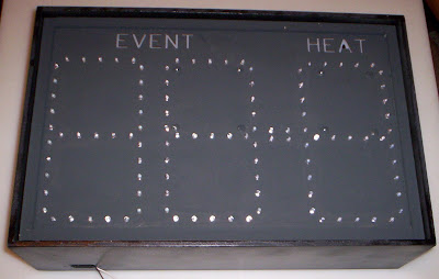 Vince's Electronics Blog: Swimming Event and Heat Display
