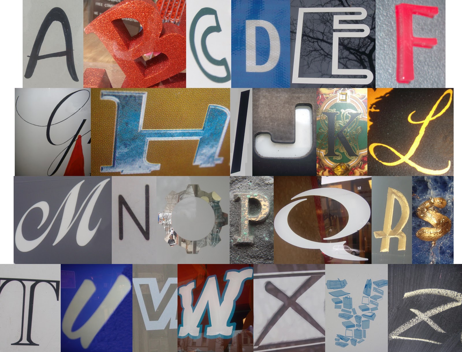 365 Brand New Days: Day 86 - Go on an Alphabet Walk