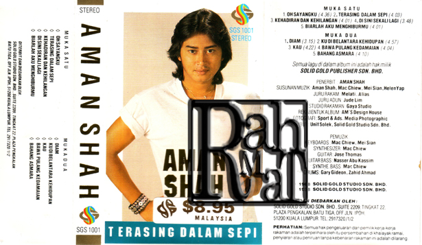 AMAN SHAH – TERASING DALAM SEPI (1988) | Nostalgia Lagu-Lagu Melayu