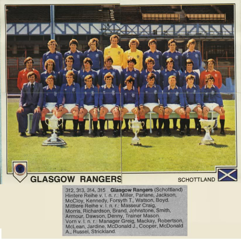 -: GLASGOW RANGERS 1978/79