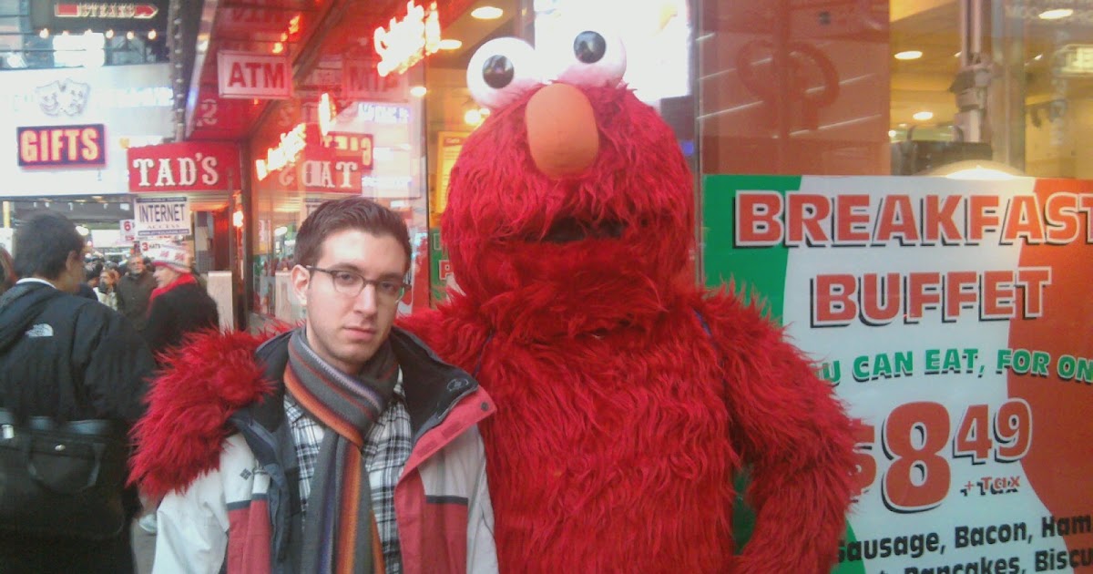 Please don't tickle me, Elmo