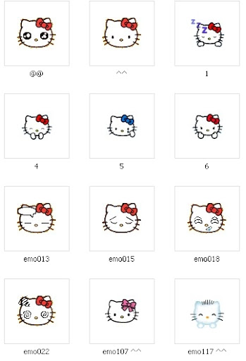 Aicitelks Vitrine: Emoticons Hello Kitty [down]