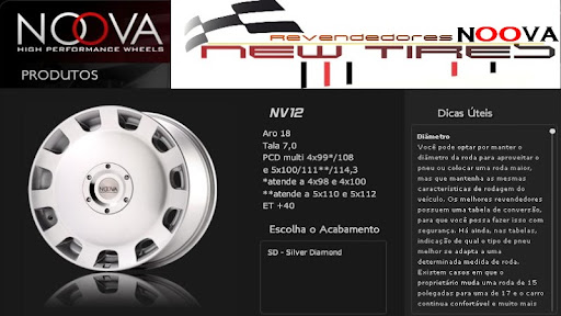 Rodas NV12 aro 18 rims, + BRINDES!!! Réplica TSW Holsten R$ 533.0 - New ...