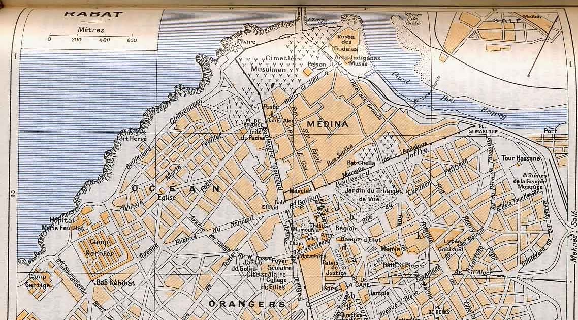 Morocco Map: Rabat & Rabat region maps