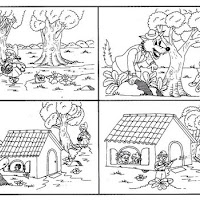 SECUENCIAS DE CUENTOS PARA COLOREAR E IMPRIMIR