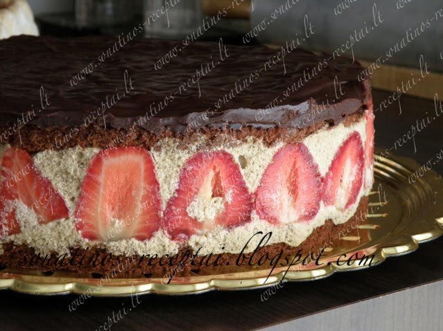 Sonatinos receptai: Šokoladinis tortas su kava