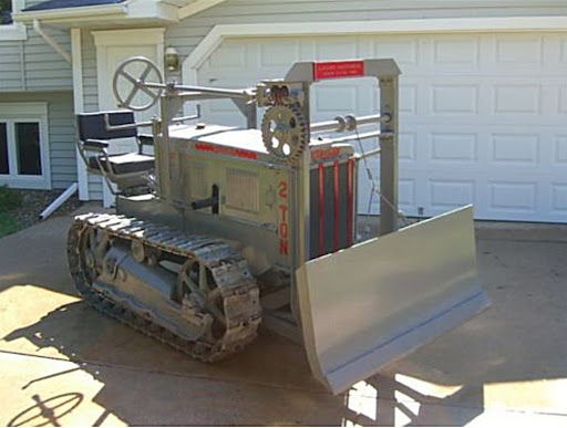 Now this is a neat Vintage MANUAL dozer setup!! | Yesterday's Tractors ...