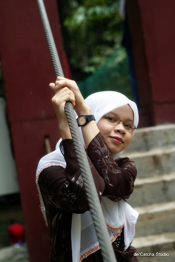 My models at Kalumpang Waterfall | Eimizaict's Weblog