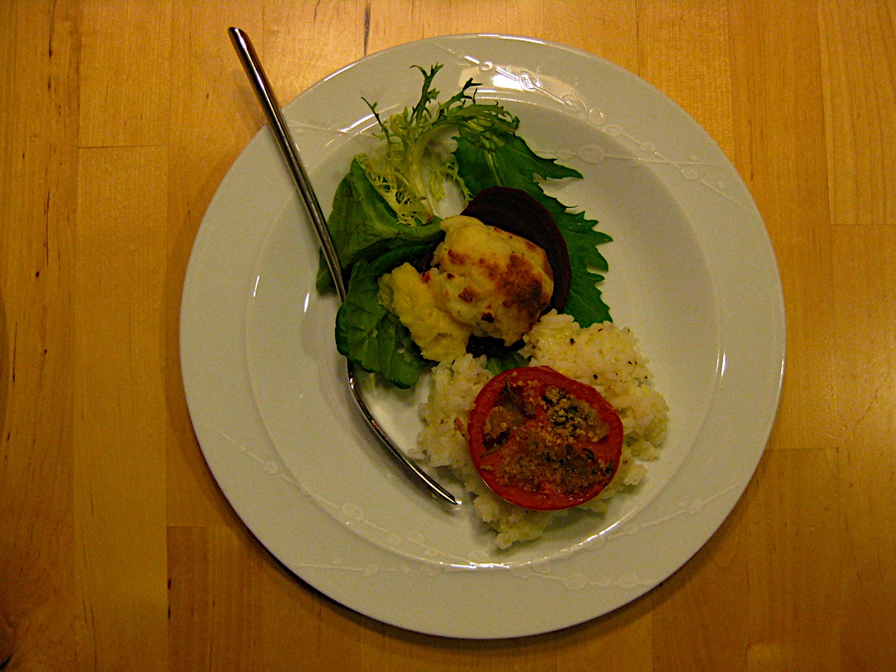 Do We Make You Hungry?: Beet Amuse Bushe with Tomatoes Provencal