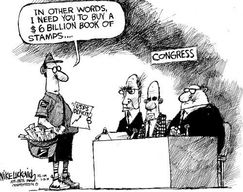 The Frustrated Teacher: Friday Cartoon Fun: USPS Edition