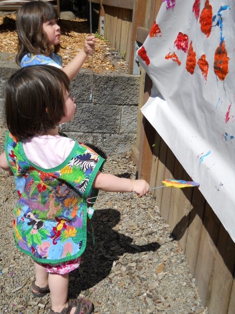 Fly Swatter Painting | Little Pandas Playschool
