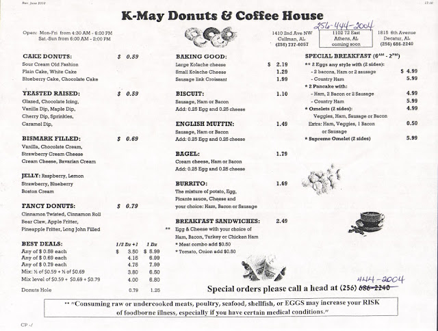 Lasciate ogne speranza, voi ch'intrate......: K-May Donuts & Coffee ...