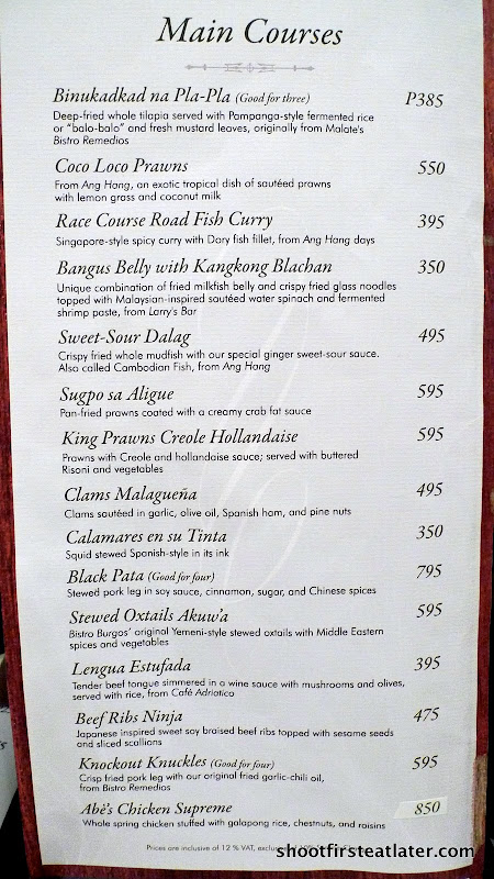 Dinner at Lorenzo’s Way – Shoot First Eat Later