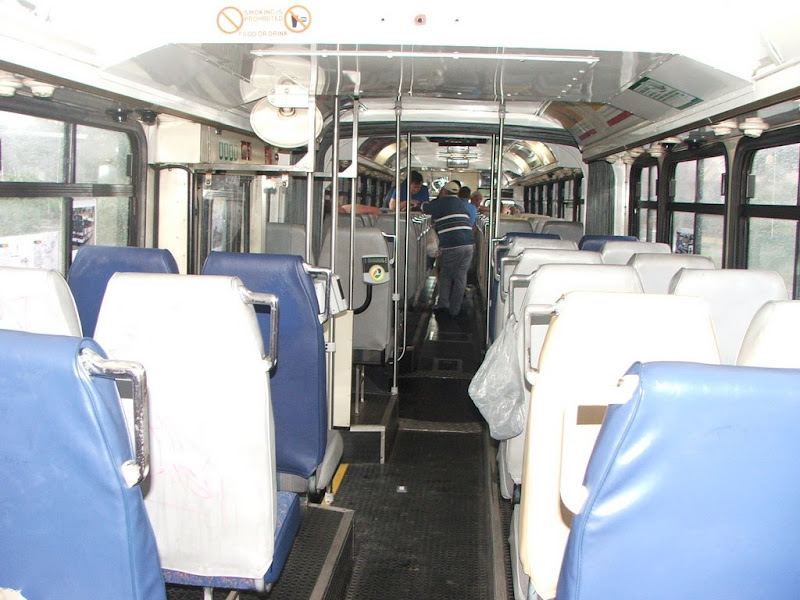 Volvo B10M mkII Volgren artic tour Inside the bus